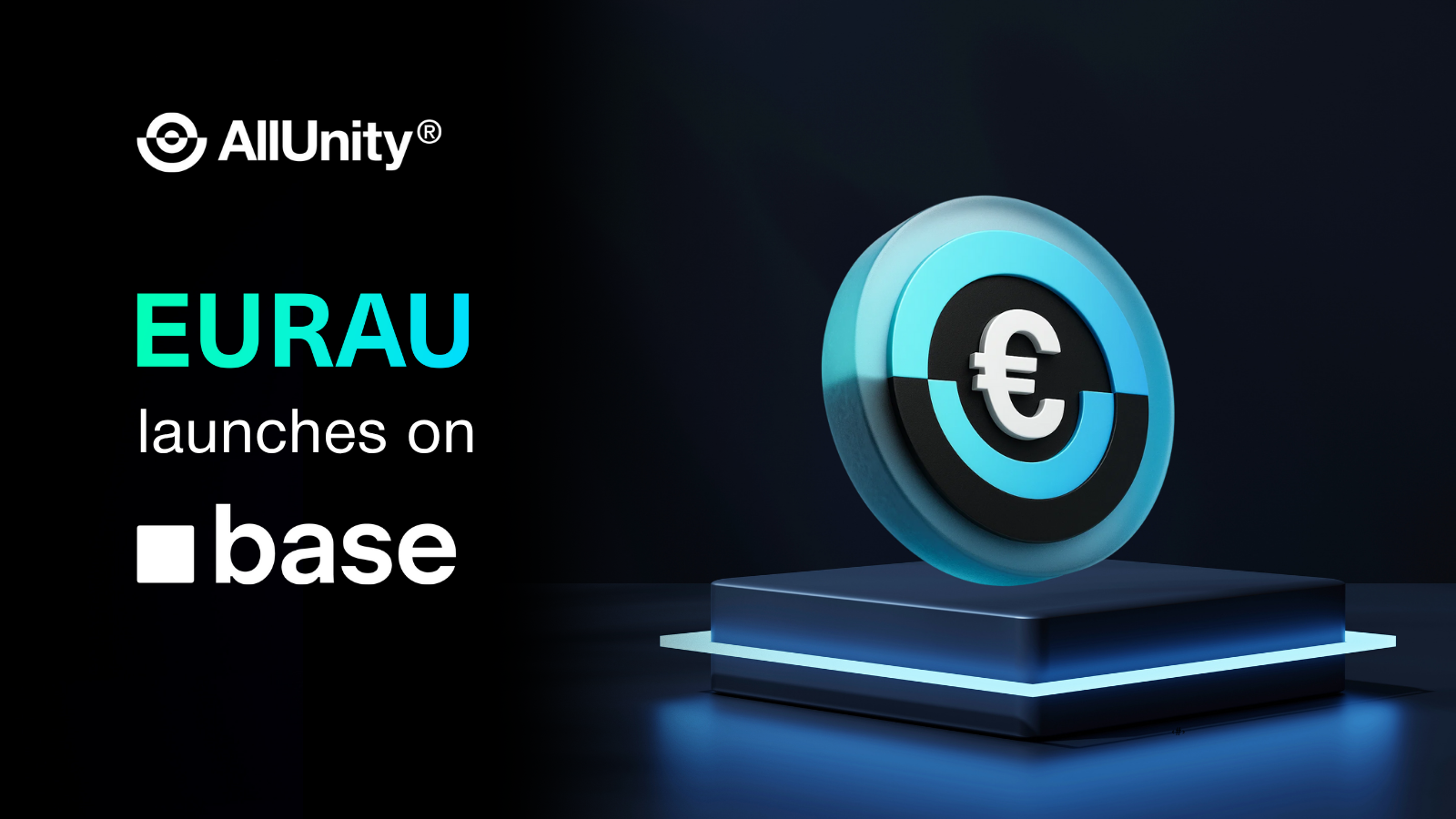 AllUnity Launches EURAU on Base Network of Coinbase - AllUnity